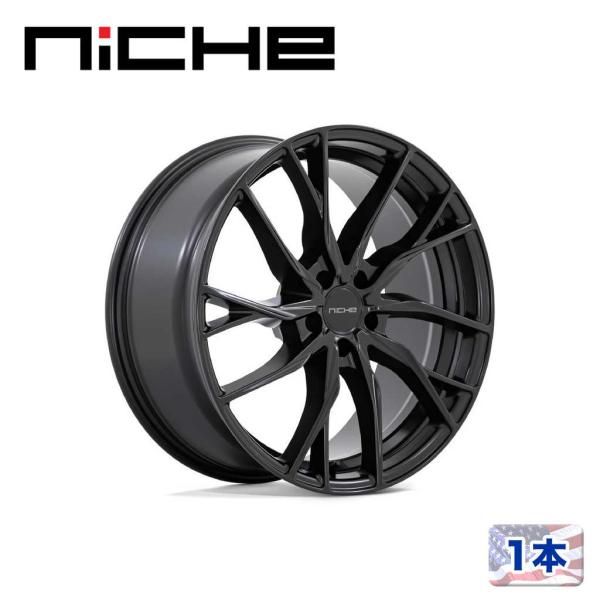 【ブランド】NICHE　【商品内容】20インチアルミホイール 1本　【サイズ】20×10.5J 5H 112 +27 CB66.56　【カラー】MATTE BLACK（マットブラック）　【メーカー品番】M2722005F8+27　【出荷品番...