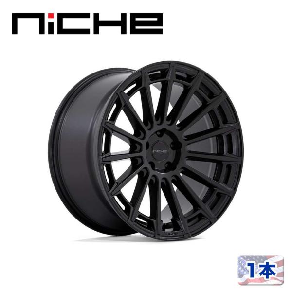 【ブランド】NICHE　【商品内容】20インチアルミホイール 1本　【サイズ】20×9J 5H 108 +38 CB63.36　【カラー】MATTE BLACK（マットブラック）　【メーカー品番】M274209033+38　【出荷品番】M2...