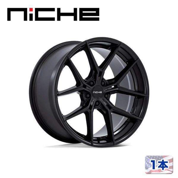 [ブランド] NICHE[シリーズ]NC279 PRODIGY 5[カラー]MATTE BLACK(マットブラック)[適合車種]汎用[商品内容]19インチ アルミホイール 1本[サイズ]19×9.5 5H 112 +40 CB66.56《注...