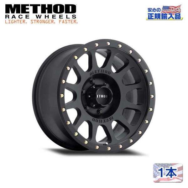 [ブランド]Method Race Wheels メソッドレース [シリーズ]MR305 NV[カラー]マットブラック[適合車種]汎用[商品内容]17インチアルミホイール 1本[サイズ]17×8.5J 5H127 +25《注意》ご注文後のキ...
