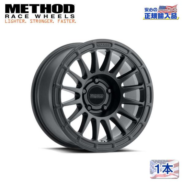 [ブランド]Method Race Wheels メソッドレース [シリーズ]MR314[カラー]マットブラック[適合車種]汎用[商品内容]17インチアルミホイール 1本[サイズ]17×7.5J 5H114.3 +30《注意》ご注文後のキャ...