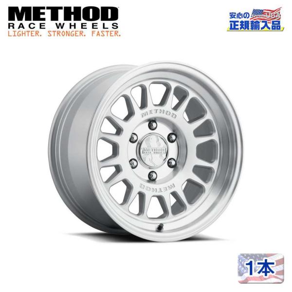 [ ブランド ] Method Race Wheels メソッドレース[ 商品内容 ] 17インチアルミホイール 1本[ ホイールサイズ ] 17×8.5J 6H 139.7 +25 CB106.2[ カラー ] マシンド/クリアコート[ ...