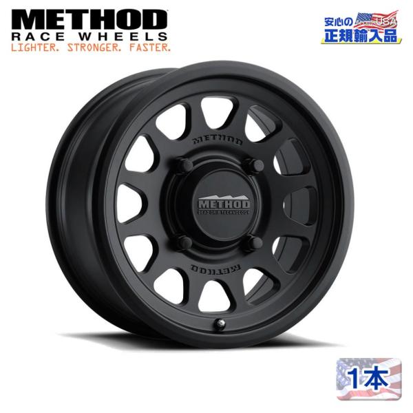 [ブランド]Method Race Wheels メソッドレース[シリーズ]MR414 Bead Grip[カラー]マットブラック[適合車種]汎用[商品内容]15インチアルミホイール 1本 [サイズ]15×10 4H136 +25 CB10...