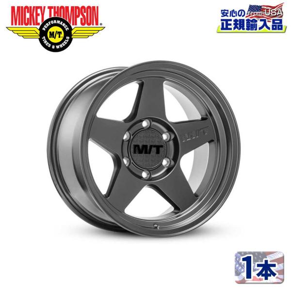 [ブランド]MICKEY THOMPSON（ミッキートンプソン）[シリーズ]MT Open5 Satin Black（オープン5 サテンブラック）[商品内容]18インチアルミホイール 1本[サイズ]18×9 6H120 -5 CB67.01...