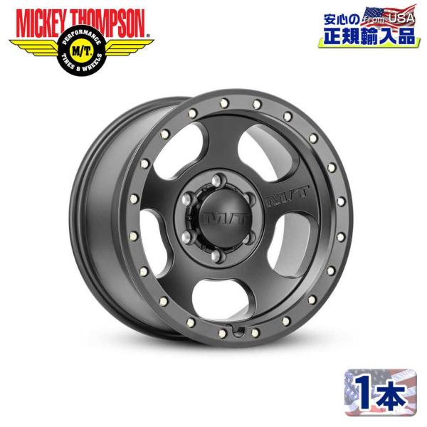 [ブランド]MICKEY THOMPSON（ミッキートンプソン）[シリーズ]MT Canyon Pro Satin Black（キャニオン プロ サテンブラック）[商品内容]18インチアルミホイール 1本[サイズ]18×9 8H170 ±0...