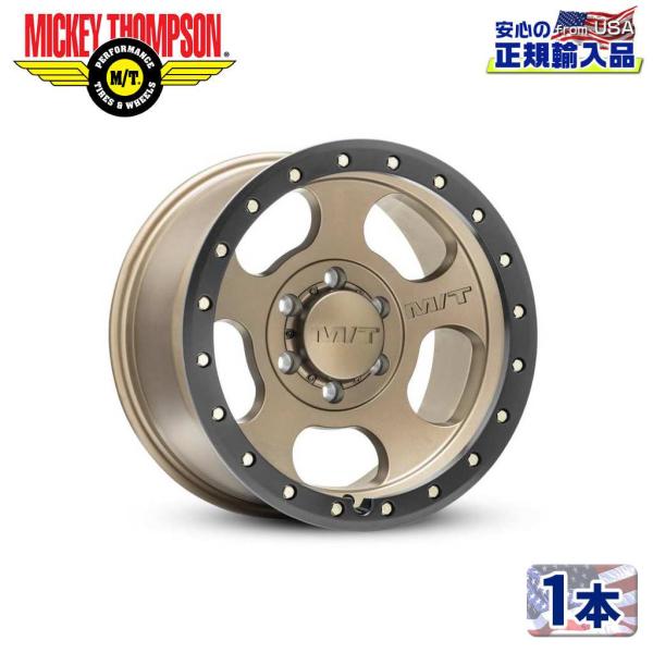 [ブランド]MICKEY THOMPSON（ミッキートンプソン）[シリーズ]MT Canyon Pro Satin Bronze（キャニオン プロ サテンブロンズ）[商品内容]18インチアルミホイール 1本[サイズ]18×9 8H180 ±...