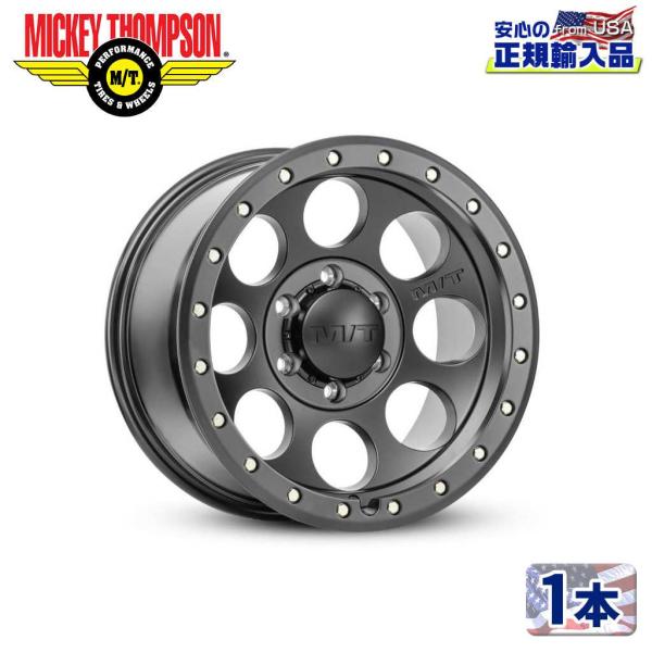 [ブランド]MICKEY THOMPSON（ミッキートンプソン）[シリーズ]MT Classic Pro Satin Black（クラシック プロ サテンブラック）[商品内容]18インチアルミホイール 1本[サイズ]18×9 8H170 ±...