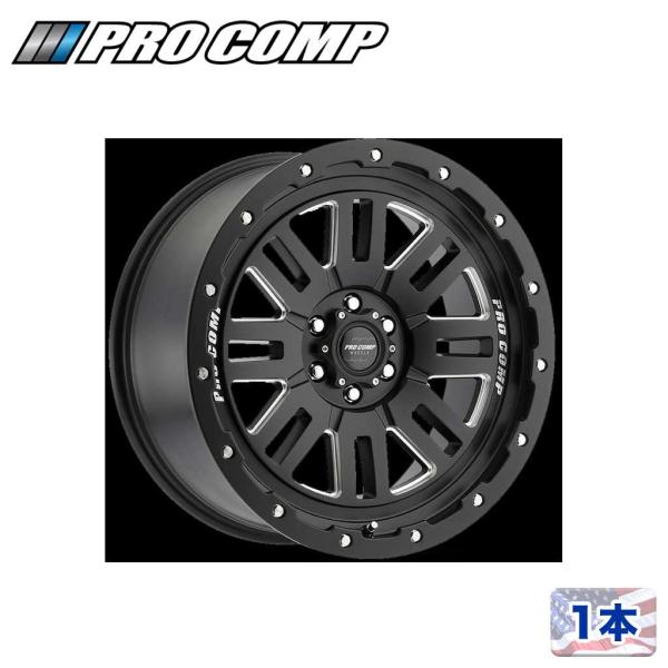 [ ブランド ] PRO COMP プロコンプ[ 商品内容 ] 17インチアルミホイール 1本[ シリーズ ] PA61 COGNOS / コグノス[ ホイールサイズ ] 17×9J 5H 127 -6 CB71.5[ カラー ] サテンブ...