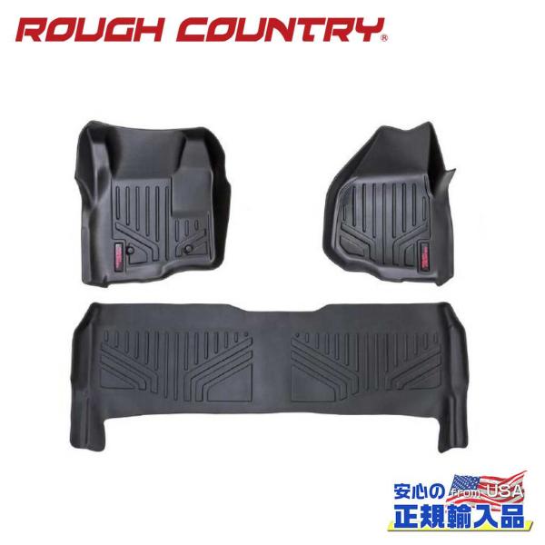 [商品内容]フロアマット 一台分[カラー/フィニッシュ]ブラック[材質]ポリエチレン[適合車種]FORD フォード F250/F350/F450/F550 スーパーデューティー クルーキャブ[適合年式]2011年〜2016年[メーカ品番]M...