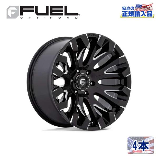【ブランド】FUEL OFFROAD（フューエルオフロード）　【商品内容】20インチアルミホイール 4本　【サイズ】20×9 6H 135 +1 CB87.1　【カラー】GLOSS BLACK MILLED（グロスブラックミルド）　【メーカ...