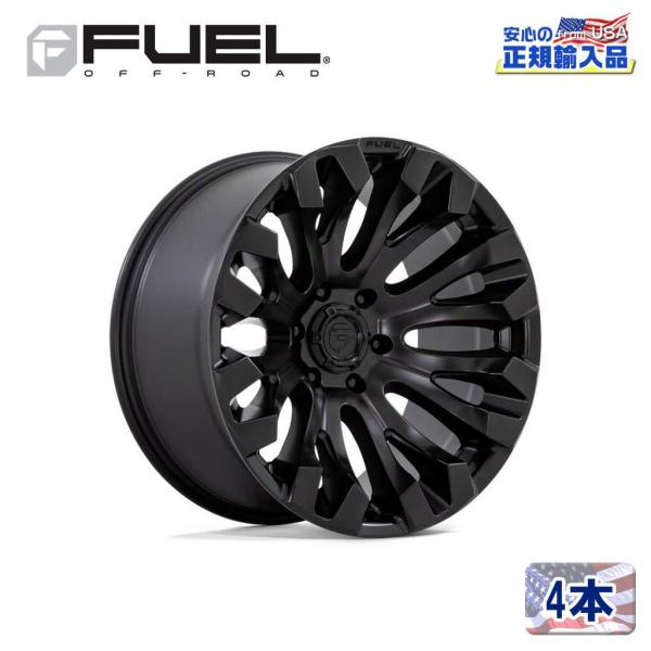 【ブランド】FUEL OFFROAD（フューエルオフロード）　【商品内容】18インチアルミホイール 4本　【サイズ】18×9 6H 139.7 +1 CB106.1　【カラー】BLACKOUT（ブラックアウト）　【メーカー品番】D83118...