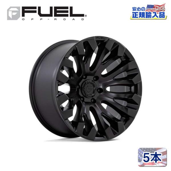 【ブランド】FUEL OFFROAD（フューエルオフロード）　【商品内容】20インチアルミホイール 5本　【サイズ】20×9 6H 139.7 +1 CB106.1　【カラー】BLACKOUT（ブラックアウト）　【メーカー品番】D83120...