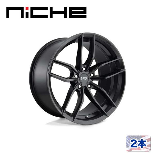 【ブランド】NICHE　【商品内容】17インチアルミホイール 2本　【サイズ】17×8J 5H 120 +40 CB72.56　【カラー】MATTE BLACK（マットブラック）　【メーカー品番】M203178021+40　【出荷品番】M2...