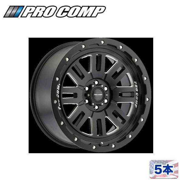 [ ブランド ] PRO COMP プロコンプ[ 商品内容 ] 18インチアルミホイール 5本[ シリーズ ] PA61 COGNOS / コグノス[ ホイールサイズ ] 18×9J 6H 135 ±0 CB87.1[ カラー ] サテンブ...