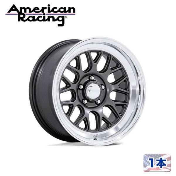 [ ブランド ] American Racing アメリカンレーシング[ 商品内容 ] 17インチアルミホイール 1本[ ホイールサイズ ] 17×8J 5H 114.3 ±0 CB72.5[ カラー ] マットアンスラサイトW/ダイアモン...