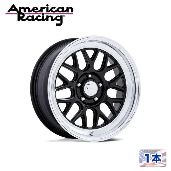 [ ブランド ] American Racing アメリカンレーシング[ 商品内容 ] 17インチアルミホイール 1本[ ホイールサイズ ] 17×8J 5H 114.3 ±0 CB72.5[ カラー ] グロスブラックW/ダイアモンドカッ...