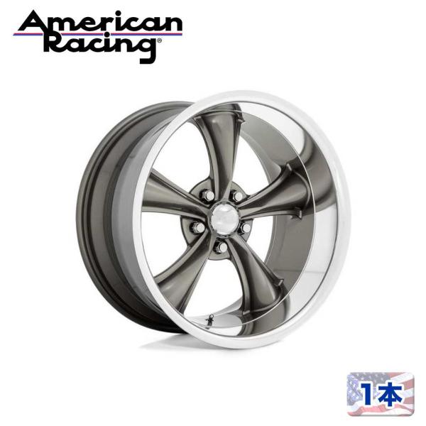 【ブランド】American Racing （アメリカンレーシング）　【商品内容】20インチアルミホイール 1本　【サイズ】20×8.5J 5H 127 +2 CB78.1　【カラー】GRAPHITE W/ DIAMOND CUT LIP　...
