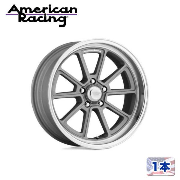 【ブランド】American Racing （アメリカンレーシング）　【商品内容】18インチアルミホイール 1本　【サイズ】18×8J 5H 127 ±0 CB78.1　【カラー】VINTAGE SILVER W/ DIAMOND CUT ...