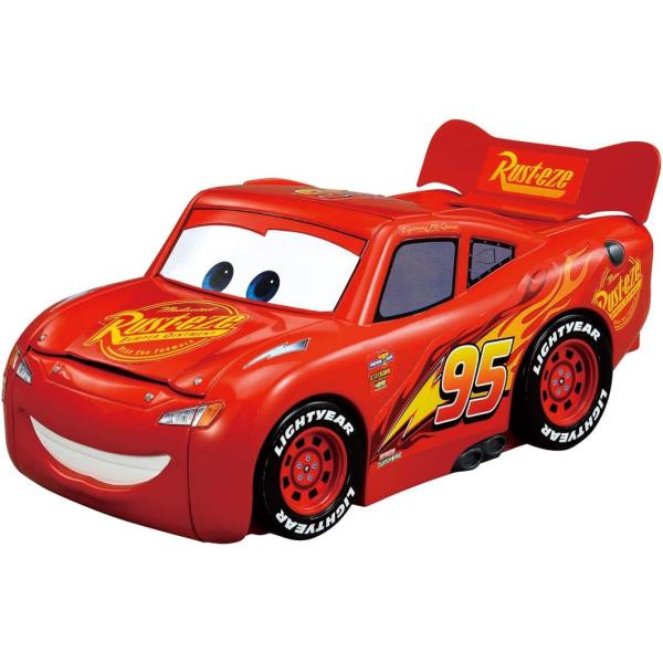 大きなマックィーンがトルネードシューターに変身!手転がし走行が出来る大きなマックィーンを展開すると、プレイセットに変身!エレベーターに2台のカーズトミカをのせて上に引き上げると、ぐるぐる回転しながら降下し、カーズトミカ2台を同時発車します!...