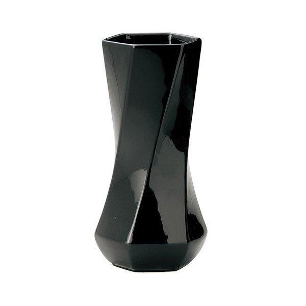 モノクロームフラワーベース M ブラックシンプルなカラーで、お花を一層豪華に見せる花瓶どんなシーンにもマッチング、シンプルだからさりげない演出も引き立てます。色鮮やかな紫陽花や、バラ、かすみ草などにサイズ：φ90mmxH180mm材質：陶器