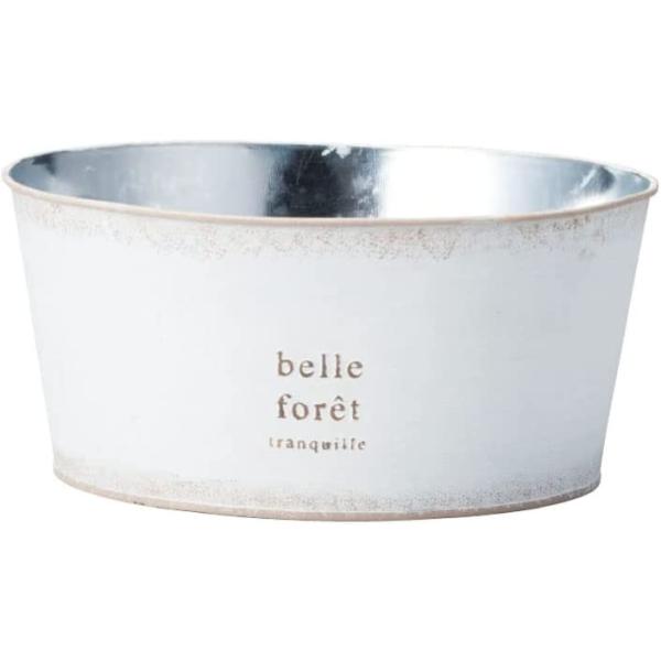 GREEN HOUSE　グリーンハウスハウスプランツブリキ　サークルS穴あり／ライナー付サイズ：Φ230×H105mm材質：ブリキカラー：ホワイトケーイーアイ