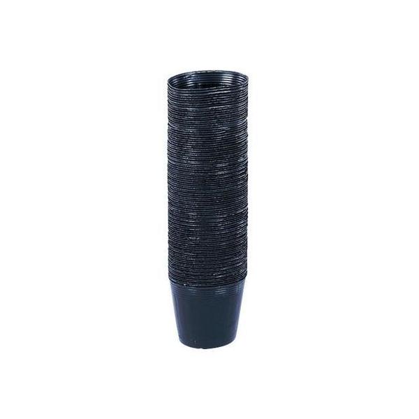 ポリ鉢 黒丸100P 9cm長年親しまれてきた定番のシリーズです。花苗、野菜苗、実生の種まき用に【原産国】フィリピン【仕様】サイズ：直径9.0cm重量：400gカラー：黒【材質】ポリエチレン