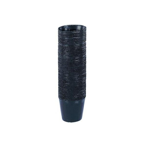 ポリ鉢 黒丸100P 10.5cm長年親しまれてきた定番のシリーズです。花苗、野菜苗、実生の種まき用に【原産国】フィリピン【仕様】サイズ：直径10.5cmカラー：黒【材質】ポリエチレン