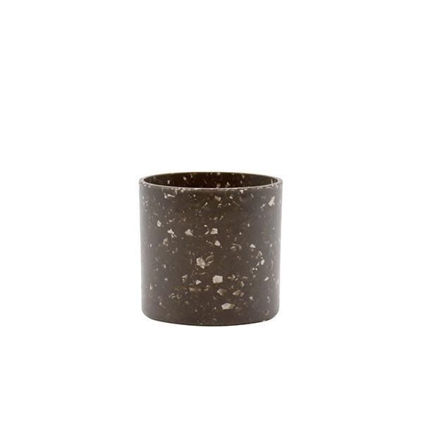 ●円柱型のエコポット。観葉植物の鉢カバーとしてはもちろん、　シンプルなカラーリングなのでお水を入れてお花を彩るポットとしてもお楽しみいただけます。●鉢底穴はあいていませんが、ペン先などでかんたんにあけられることができます。●エコポットとは天...