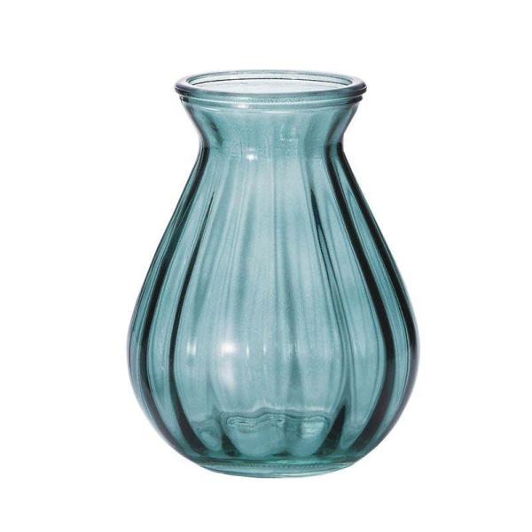 ●表面のカットが美しいガラス花瓶●シンプルなデザインながら、表面のカットが陽射しの角度によってキラキラし、陽の移り変わりで様々な表情をお楽しみいただけます。●くすんだおしゃれな色味が植物を引き立てます。落ち着いた色合いなので、インテリアにも...