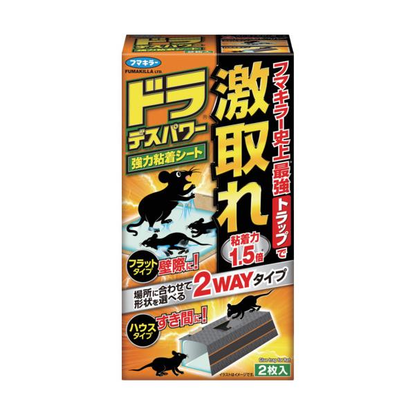 ●フラットタイプとハウスタイプ、場所に合わせて選べる2wayタイプ！窓際ではフラットタイプ、家具等の隙間にはハウスタイプが適しています。●超薄型で気づかれにくい！強力粘着シートで、しっかり捕まえて離さない！【仕様】内容量：2枚入り※使用前に...