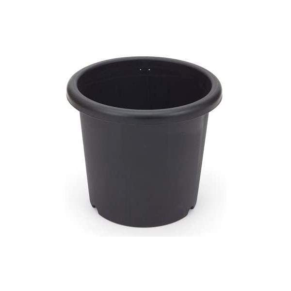 大株アガベやコーデックスの植え込みにも【特長】支柱を立てる為の穴を加工しています。材質：ポリプロピレンサイズ：33 x 33 x 29 cm色：ブラック