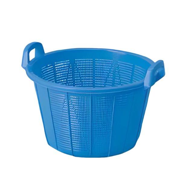 塩水を張った塩水選容器に、モミを入れた塩水選かごを浸して使用。塩水の比重を利用して、簡単に種子選別ができます。アロン塩水容器・大型容器とセットしてご使用下さい。オフシーズンには、野菜・果実の採集、運搬用など多用的にご利用になれます。対薬品・...