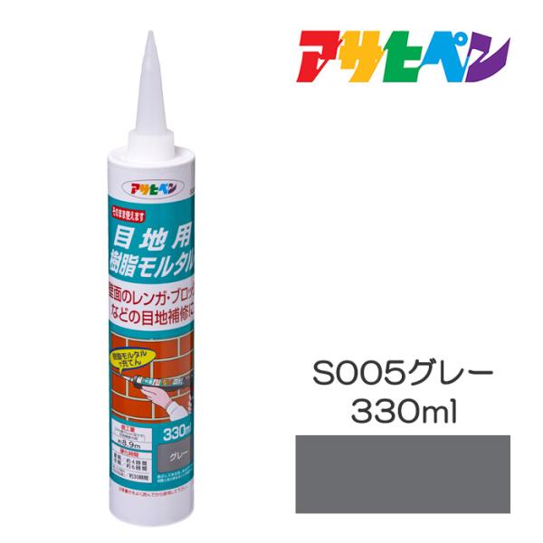 目地用樹脂モルタル規格：330ml（カートリッジタイプ）色数/色名：2色　グレー、ホワイト製造国：日本