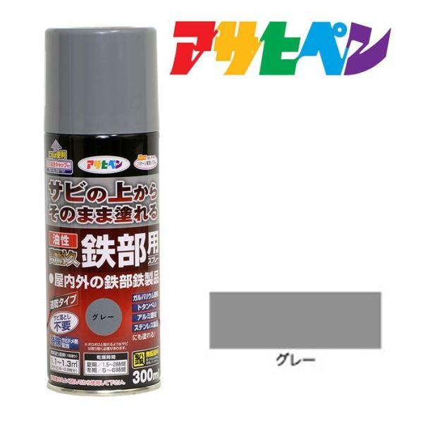 鉄製の扉、アイアンフェンス、スチールシャッター単管パイプ、機械器具、農機具などの鉄部に塗って防錆効果と錆止め効果倉庫屋根などのガルバリウム鋼板、波板トタンにも効果ありスプレータイプなので狭い場所、少量使いにおすすめ