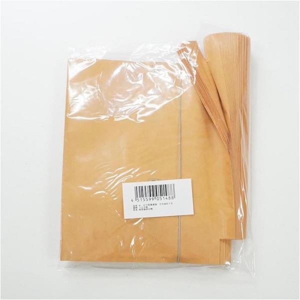 特殊クラフト紙に撥水剤を処理した一重袋です。サイズ：168×200mm入数：100柴田屋加工紙