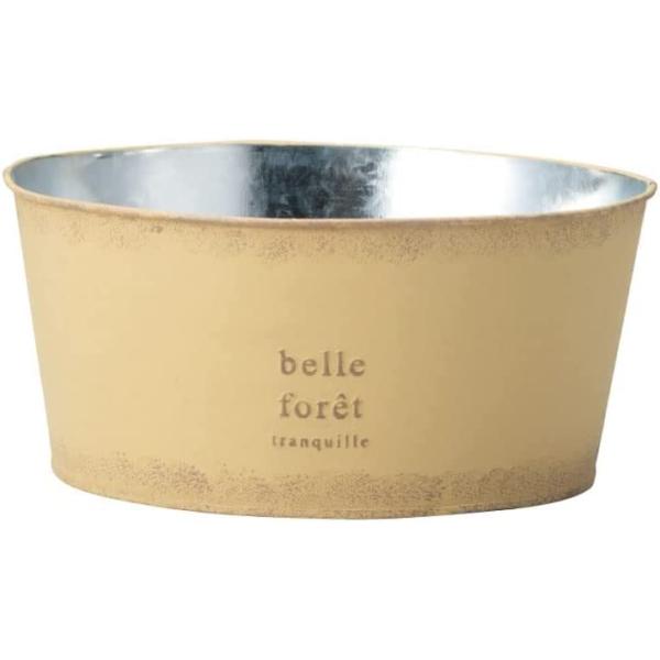 GREEN HOUSE　グリーンハウスハウスプランツブリキ　サークルS穴あり／ライナー付サイズ：Φ230×H105mm材質：ブリキカラー：イエローケーイーアイ