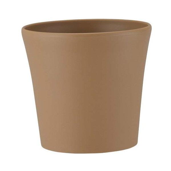 コティポット 220型 ブラウン【商品説明】北欧・モダンインテリアにぴったりのナチュラルなデザイン陶器のような肉厚と、しっとりとした手触りの質感が特徴です。鉢の表面加工は傷が付きにくく、水で拭き取れば汚れが落ちやすい特性があります。【仕様】...