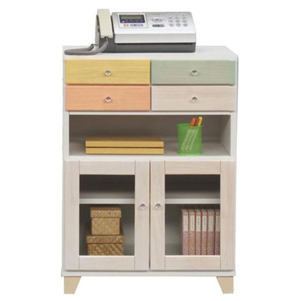 ■サイズ：W=600×D=370×H=815(755)mm■材質：パイン材■完成品(取っ手・脚のみ取り付け)・日本製■商品重量：18kgお菓子みたいに可愛いマカロンカラーのチェスト＆キャビネット。幅60cmでコンパクトなので、リビング収納や...