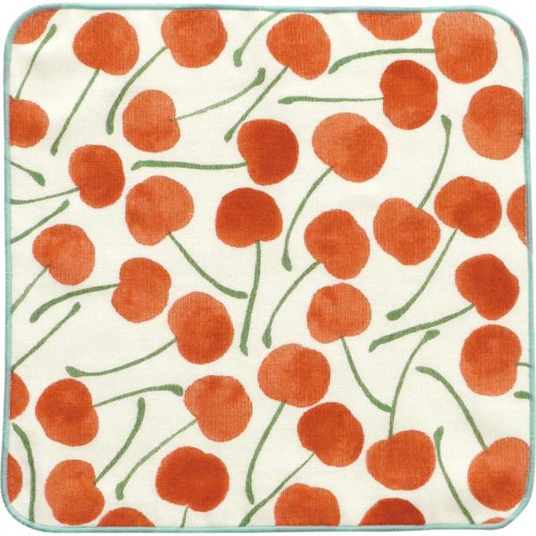 ●色:チェリー●ブランド:現代百貨(Gendai Hyakka)●対象年齢:大人●材質:コットン●商品の寸法:25長さ x 25幅 cm●表:ガーゼ生地/裏:パイル生地/ネーム付き...