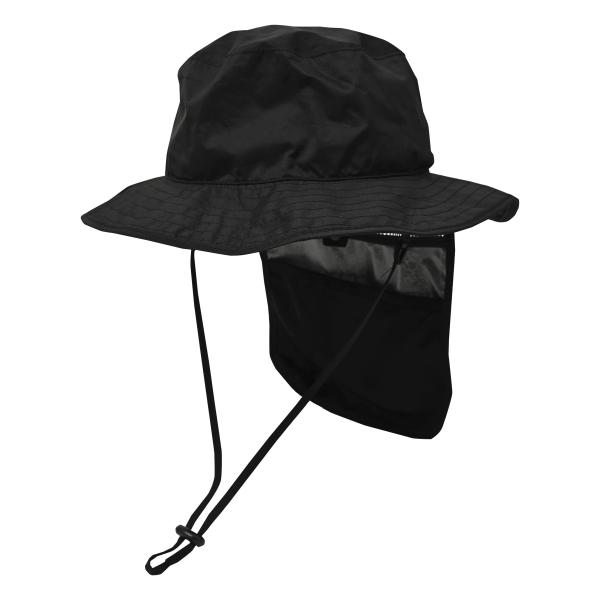 ●はっ水・防水加工生地●裏面メッシュ/ ドローコード付きあご紐●サンシェードにメッシュ切り替え●つばにサンシェード収納可能●サンシェードに保冷剤ポケット付き-...