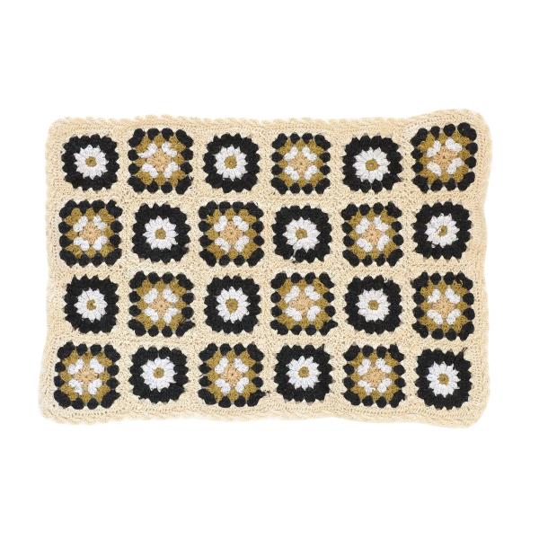 ●色:モノトーン●ブランド:TOMO CORPORATION●商品の寸法:45L x 32W cm●春夏らしいカラーのクロシェットのランチマット。●素材:綿100%●原産国:インド人気のクロシェットシリーズ春夏アイテムが登場。春夏らしい明る...