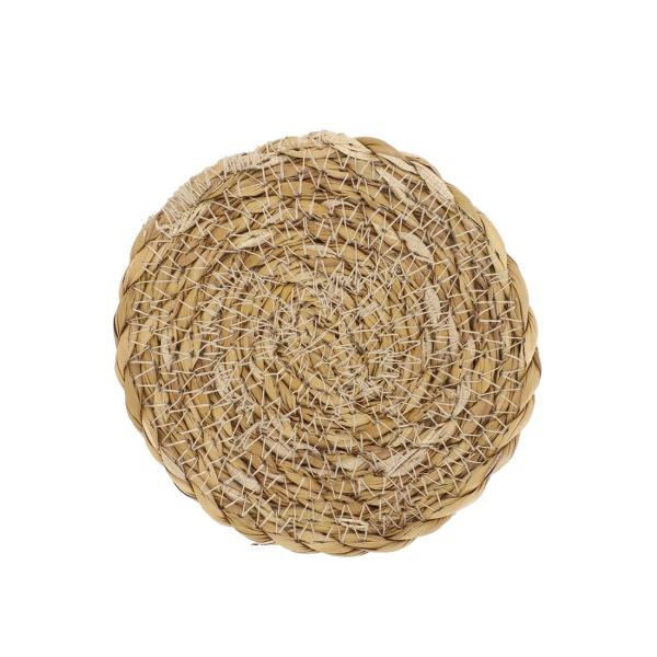 ●色:ナチュラル●材質:ジュート●ブランド:Tomo Corporation(トモ・コーポレーション)●商品の寸法:10L x 10W cm●水草を編んだ天然素材のコースター●【サイズ】約&amp;phi;10cm●生産地:バングラデシュ●...