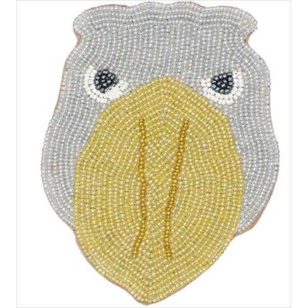 ●色:ハシビロコウ●材質:ビーズ●ブランド:トモ・コーポレーション(Tomo Corporation)●形状:トリ型●商品の寸法:10長さ x 10幅 cm●サイズ:約10×13cm●素材:ビーズ個性豊かなアニマルがビーズコースターにもふも...