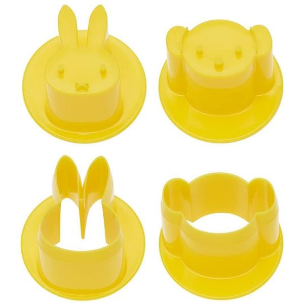 大人気キャラクター「ミッフィー」のキャラ弁シリーズお弁当や料理の盛り付けで使えば楽しく飾ることができるかわいさと便利さを兼ね備えたオススメの商品クッキーの抜き型としても使えるのでオススメお子様と一緒に楽しく作ってみてはいかがでしょうかミッキ...