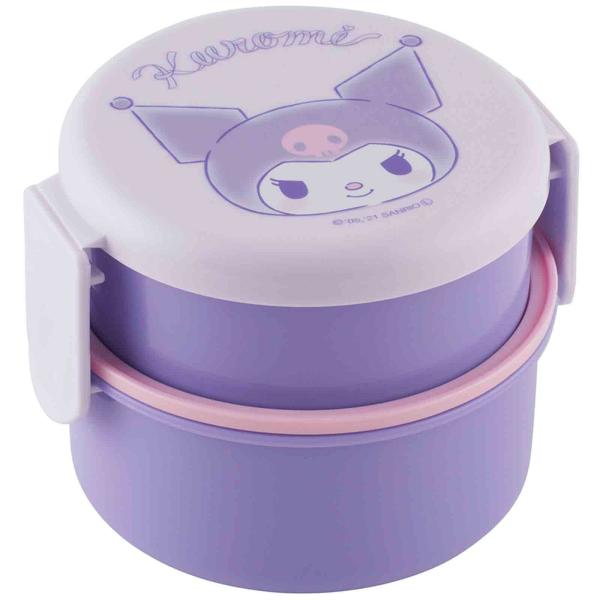●小さな丸型のシンプル2段お弁当箱。 コンビニの丸型おにぎり1個が袋のまますっぽり入ります 上段下段とも、ごはんがつきにくい「くっつかない加工」が施されています。●内蓋収納フォーク(プラスチック製)付き。 食べ終われば1段にコンパクトに収納...