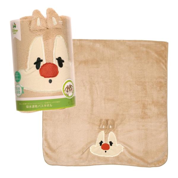 ●色:チップ&amp;amp;デール●ブランド:スケーター(Skater)●タオルの形状タイプ:バスタオル●材質:ポリエステル●商品の寸法:120L x 60W cm●サイズ:縦60×横120cm●素材・材質:本体=ポリエステル80%・ナイ...