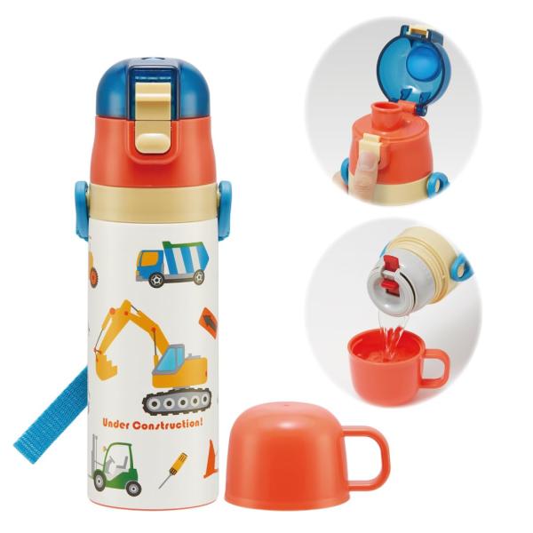 ●ブランド:スケーター(Skater)●材質:アクリル, シリコーン, ステンレス鋼, プラスチック●ボトルタイプ:ステンレスタイプ●色:2Way●容量:430 ミリリットル●サイズ:直径6.8×高さ(コップ時)21.5cm・(直飲み時)2...