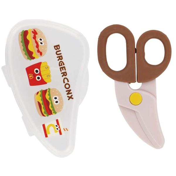 ●色:バーガーコンクス●材質:アクリル, プラスチック●ブランド:スケーター(Skater)●商品寸法 (長さx幅x高さ):11.4 x 7.9 cm●ブレードのエッジ:凸部●サイズ:ハサミ=約8×11.3cm ケース=約8×12.7cm●...