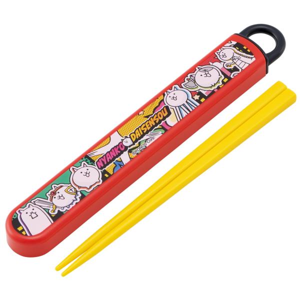 ●色:にゃんこ大戦争●材質:AS樹脂, ポリプロピレン (PP)●ブランド:スケーター(Skater)●商品のお手入れ方法:食洗機対応●メーカー:スケーター(Skater)●サイズ:横19.5×縦2.7×高1.5cm、箸:16.5cm●材質...