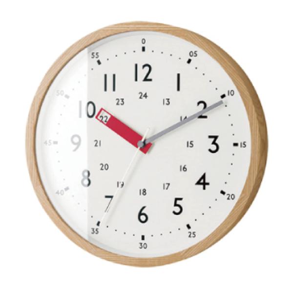 ●ブランド:INTERFORM INC.●色:レッド●ディスプレイタイプ:アナログ●スタイル:モダン、シンプル、ナチュラル●特徴:電波ステップムーブメント●商品の寸法:30幅 x 30高さ cm●電源:電波　電池●対象年齢:キッズ 大人●部...